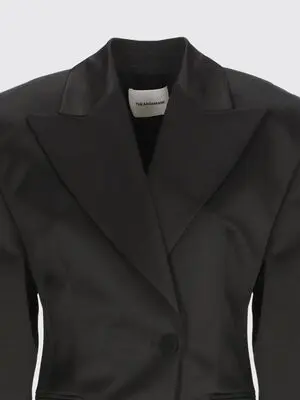 Andamane Double Breasted Satin Blazer