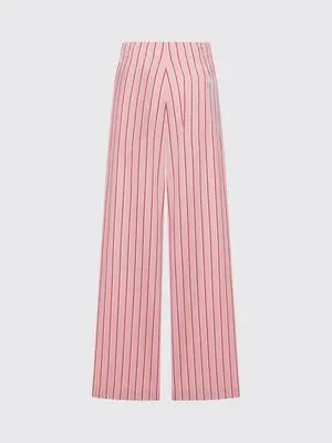 Dries Van Noten Striped Cotton Wide-leg Palazzo Pants