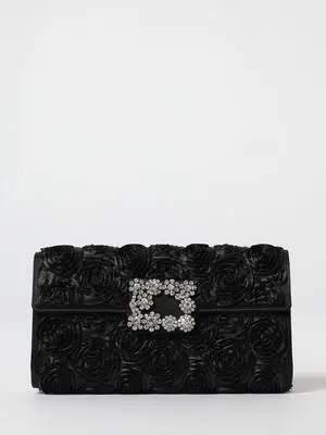 ROGER VIVIER Embellished Clutch - Black