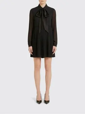 Versace Satin Crepe Shirt Dress