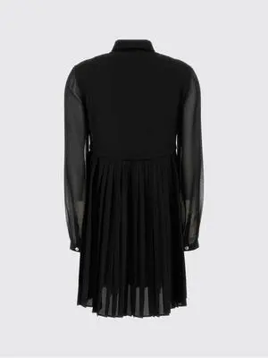 Versace Satin Crepe Shirt Dress