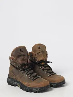 Premiata Lace-up Leather Boots - Brown