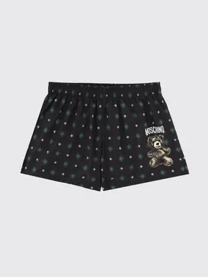 Moschino Monaco Polyester Swim Shorts With Teddy Bear Print