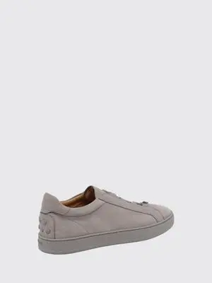 TOD'S Suede Leather Slip-on Sneakers With Gommino Heel Detail