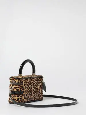 ROGER VIVIER Leopard Print Vanity Case Bag