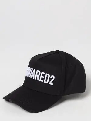 Dsquared2 Baseball Cap With Embroidered Logo - Black