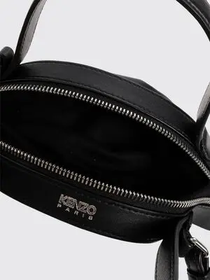 Kenzo Kumo Mini Smooth Lambskin Leather Handbag With Double Handle