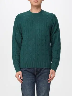MC2 SAINT BARTH Cable Knit Pullover - Green