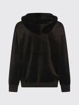 Y3 Velvet Hoodie With Drawstring And Kangaroo Pocket