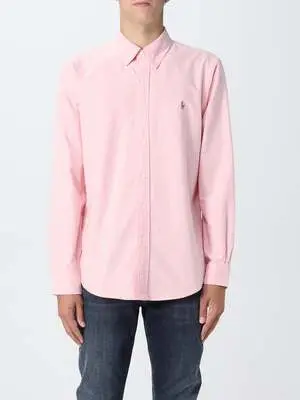 Polo Ralph Lauren Striped Cotton Button-down Collar Shirt - Pink