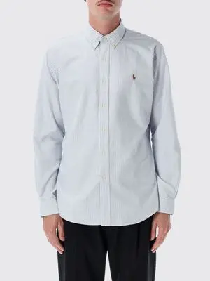 Polo Ralph Lauren Striped Cotton Button-down Collar Shirt - White