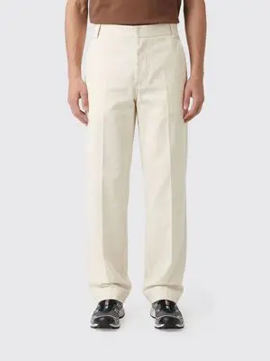 AMI Paris Baggy Cotton Trousers - White