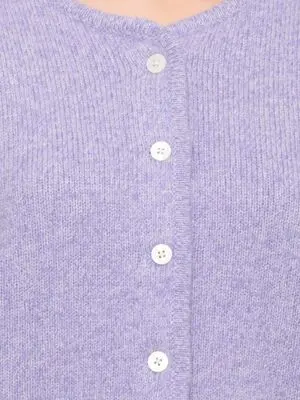Guest In Residence Cashmere And Silk Cardigan - Violet