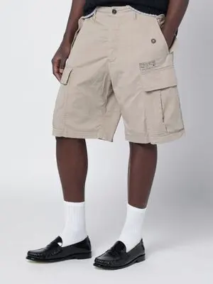 Dsquared2 Cotton Cargo Shorts - Grey