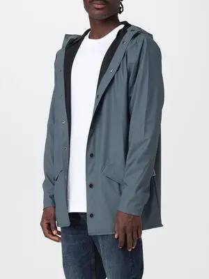 Rains Waterproof Jacket - Gnawed Blue