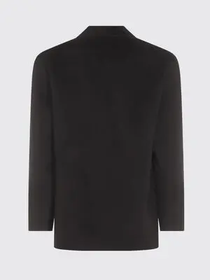 ANINE BING Quinn Single-breasted Blazer In Wool And Cashmere Blend - Black