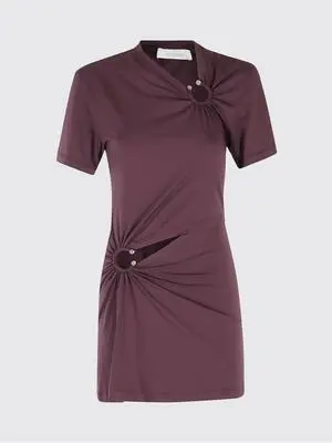 Rabanne Cotton Cut-out Dress With Ring