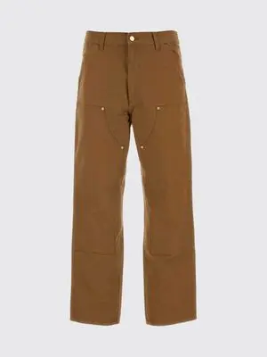 Carhartt Work In Progress Double Knee Trousers In Organic Cotton Canvas