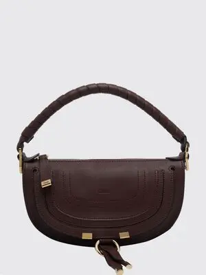 Chloé Marcie Shoulder Bag - Burgundy