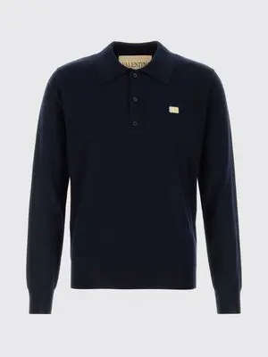 Valentino Garavani Virgin Wool Knit Polo Shirt