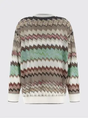 Missoni Viscose Lurex Zig Zag Cardigan