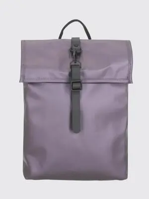 Rains Waterproof Rolltop Rucksack In Polyester - Violet