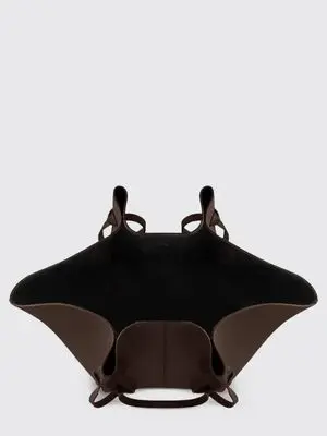 Yuzefi Large Mochi Grained Leather Shoulder Bag With Double Handle