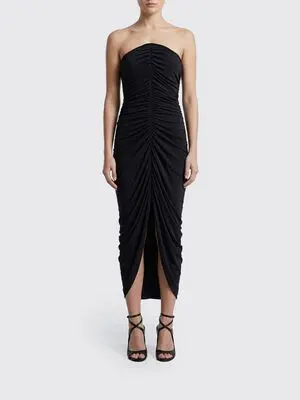 Alexander Wang Draped Viscose Dress - Black