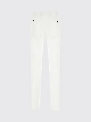 PT TORINO Stretch Cotton And Silk Chino Trousers - White