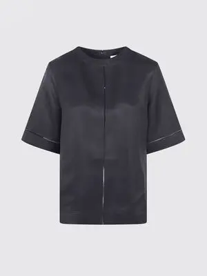Loulou De Saison Satin Blouse - Black