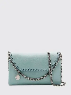 Stella McCartney Falabella Wallet On Chain Mini Bag In Eco Alter Mat - Ice