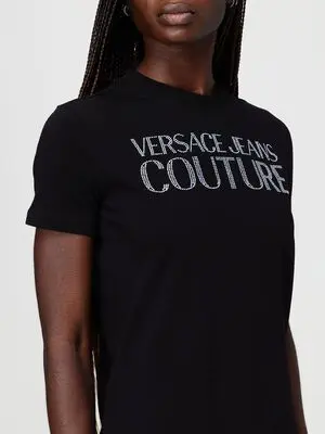 Versace Rhinestone Logo T-shirt
