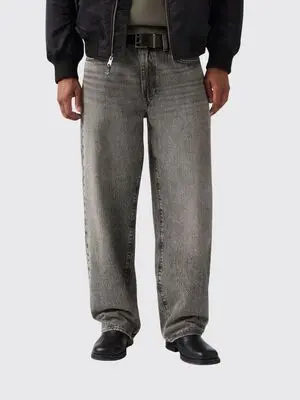 LEVI'S 578 Mid-rise Wide-leg Jeans In Stretch Denim - Grey