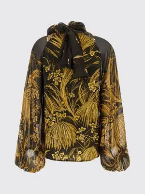 F.R.S FOR RESTLESS SLEEPERS Printed Silk Blouse