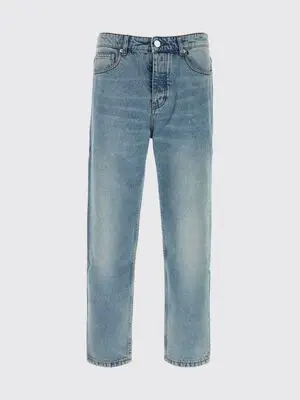 AMI Paris Straight Jeans In Cotton Denim