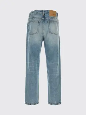 AMI Paris Straight Jeans In Cotton Denim