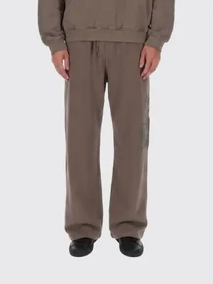 DIESEL® P-gro Jersey Jogging Pants With Logo And Drawstring Waist - Brown