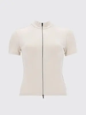 Alexander Wang Stretch Viscose Zip Top - Ivory