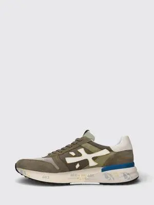 Premiata Mick Suede And Nylon Sneakers