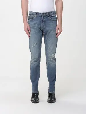 Versace Stretch Denim Slim Fit Jeans - Blue