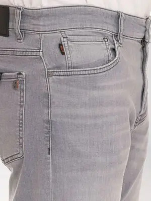 BOSS Cotton Denim Skinny Jeans - Grey