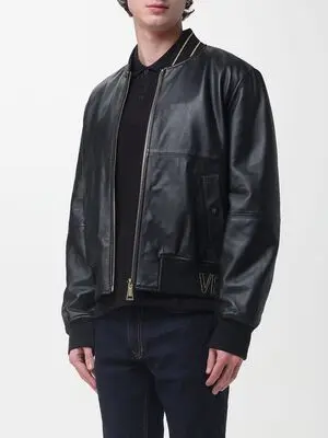 Versace Leather Bomber Jacket