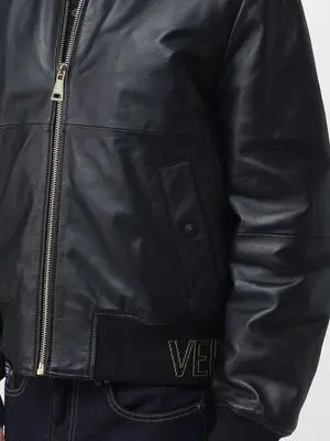 Versace Leather Bomber Jacket