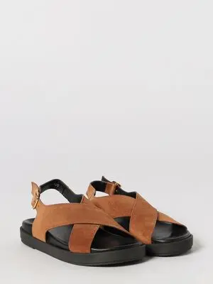 ALOHAS Nico Suede Calfskin Slingback Sandals