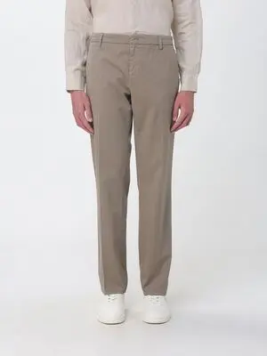 DONDUP Slim Fit Cotton Trousers - Brown
