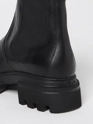 Hogan Leather Chelsea Boots - Black