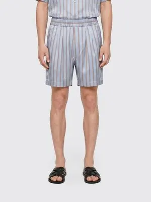 TOM FORD Striped Silk Shorts - Red
