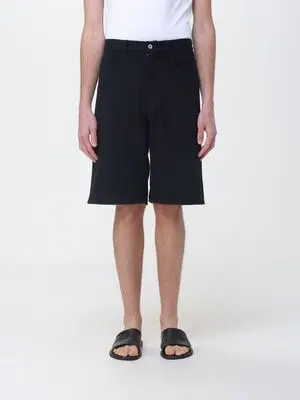 Auralee Knee-length Straight Fit Silk Shorts - Black