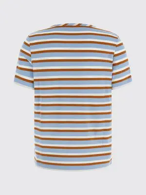 Marni Striped Cotton T-shirts With Logo