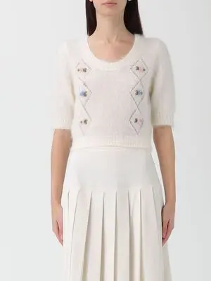 Alessandra Rich Jumper Colour - White